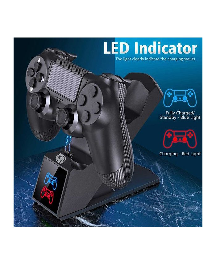 BOLT AXTION PlayStation 4 Charger USB Charging Dock Station Compatible ...