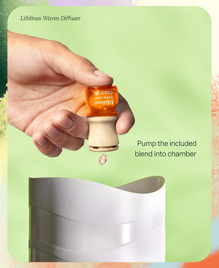 Lifelines "Waves" Ultrasonic Diffuser (300 Milliliter) - Cascading Mist ...