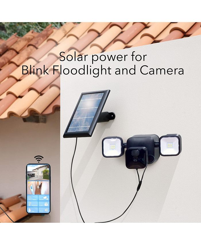 Wasserstein Solar Panel Compatible with Blink Floodlight & Blink ...