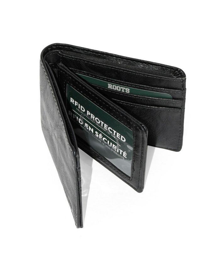 ROOTS Men's Men Slim Wallet with Center Passcase - Macy's