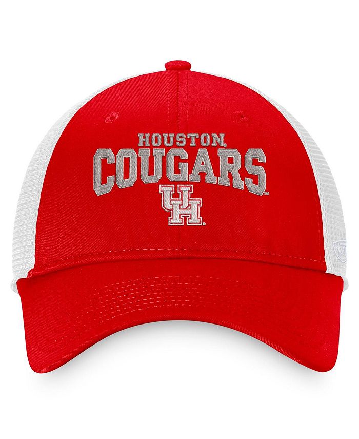 Top of the World Men's Red Houston Cougars Breakout Trucker Snapback ...