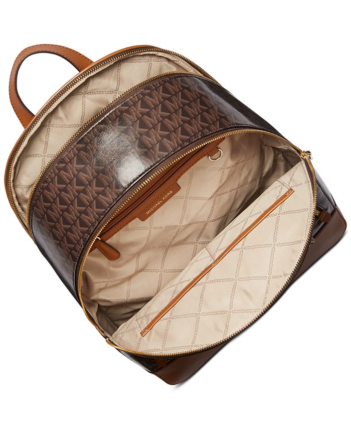 Michael Kors Logo Brooklyn Large Double Zip Backpack - Macy's