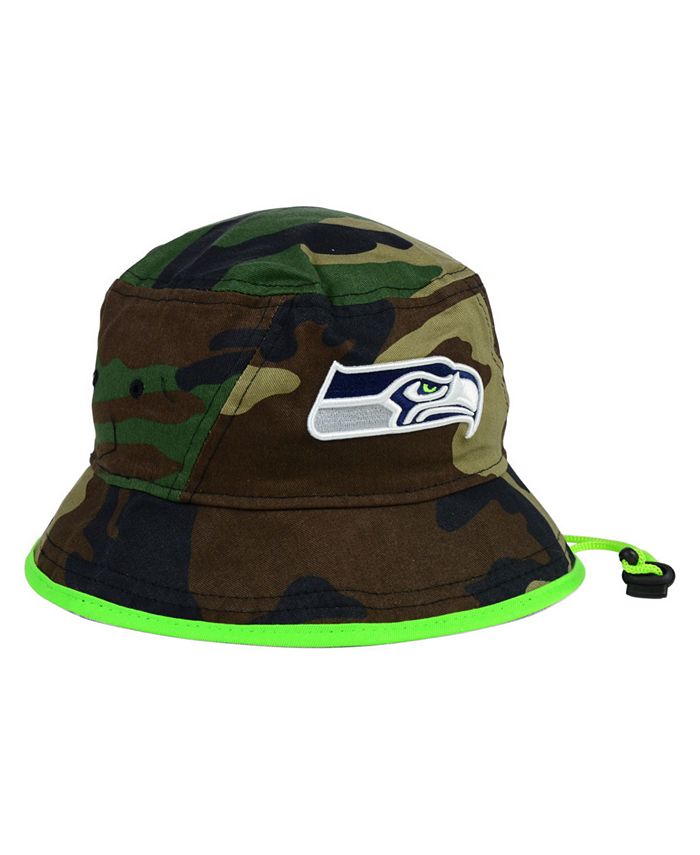 New Era Seattle Seahawks Camo Pop Bucket Hat - Macy's
