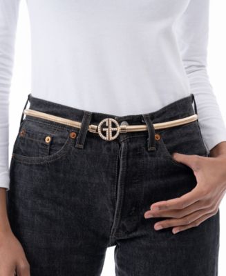 Giani Bernini Women's Embellished Stretch Metal Belt - Macy's