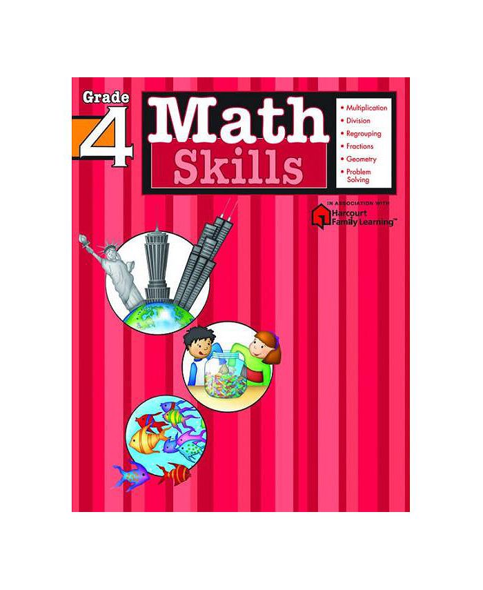 Barnes & Noble Math Skills: Grade 4 (Flash Kids Harcourt Family ...