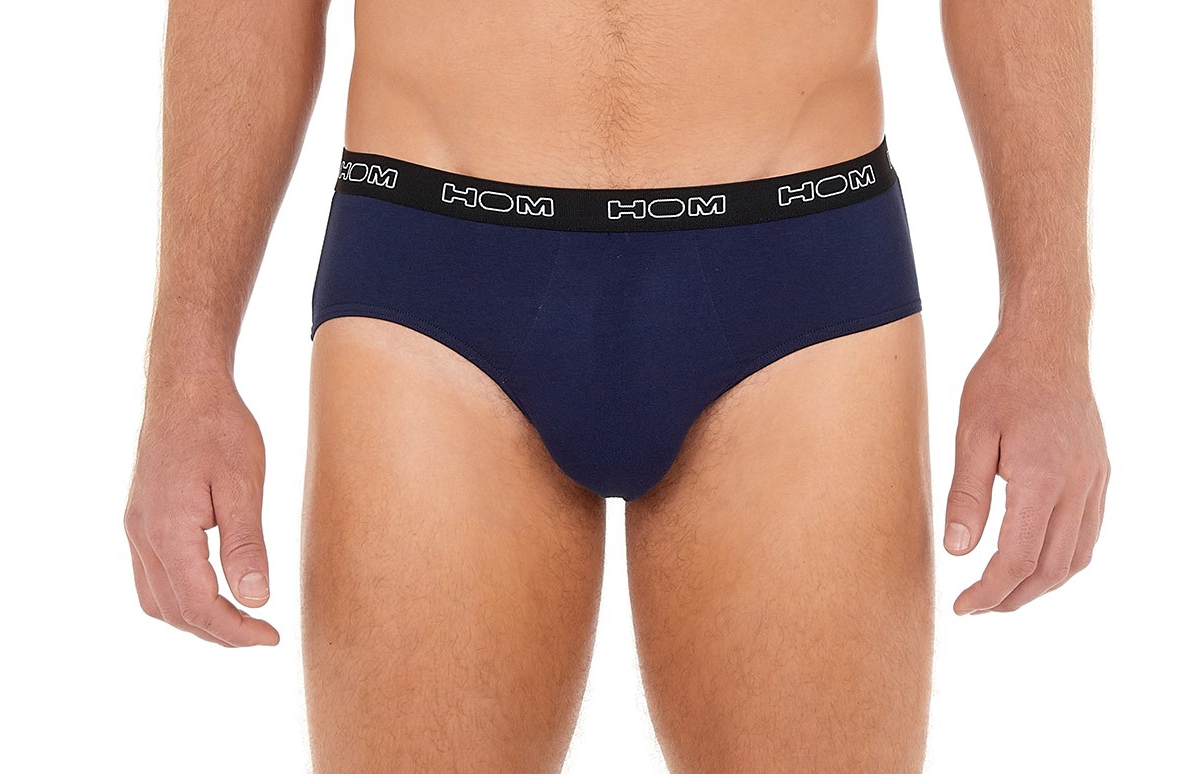Click here for Hom Usa Mens Boxerlines Briefs 3 pack - Black/navy... prices