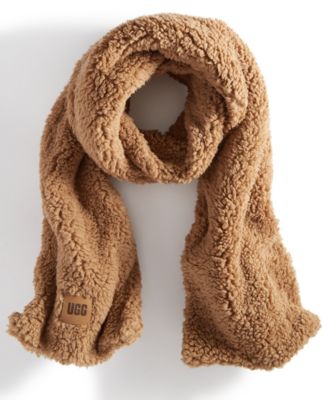 UGG® Women's Oversized Fleece Logo-Patch Scarf - Macy's