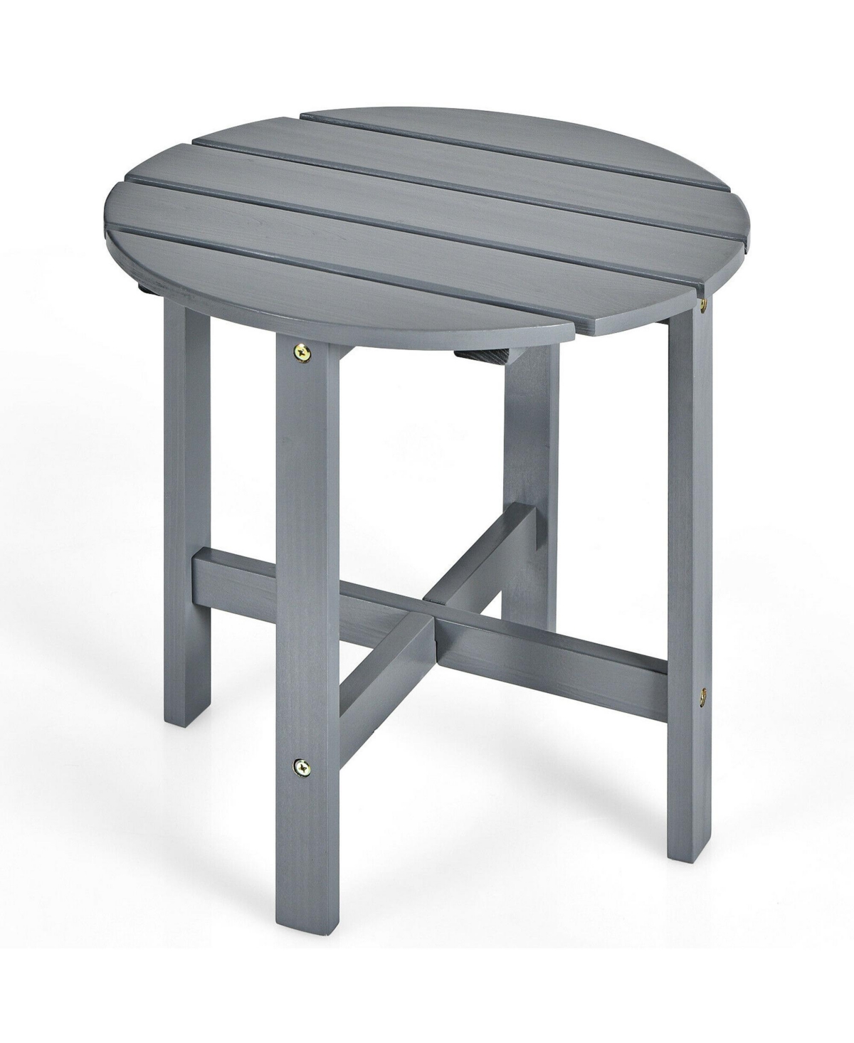 Click here for Costway 18 Patio Round Side End Coffee Table Woode... prices