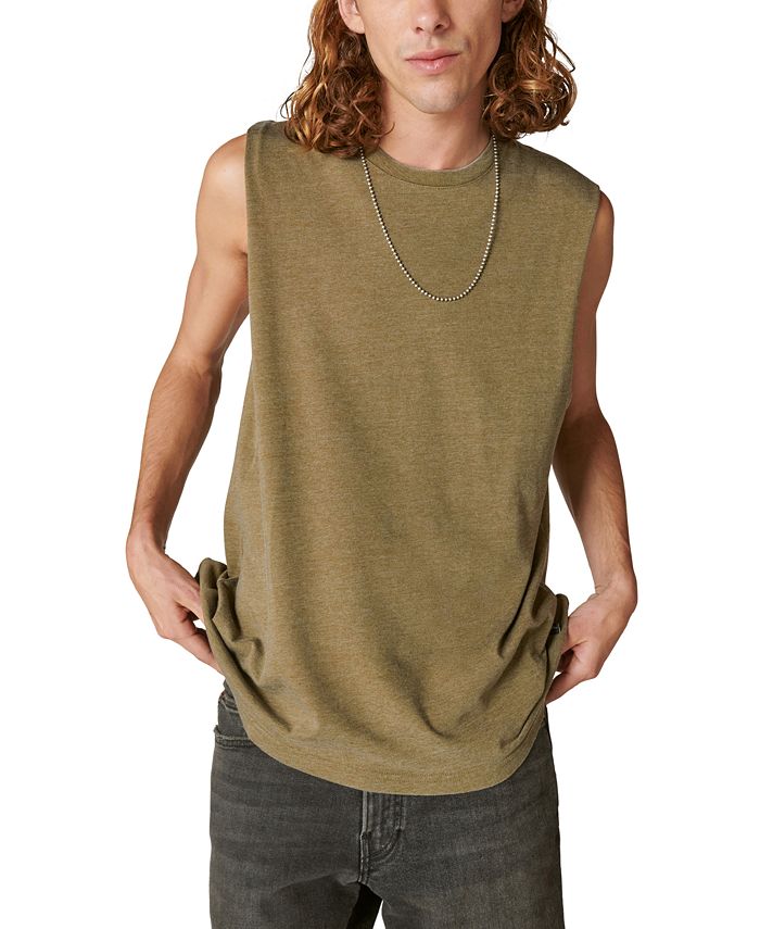 Lucky Brand Men's Venice Burnout Muscle Sleeveless Tank - Macy's