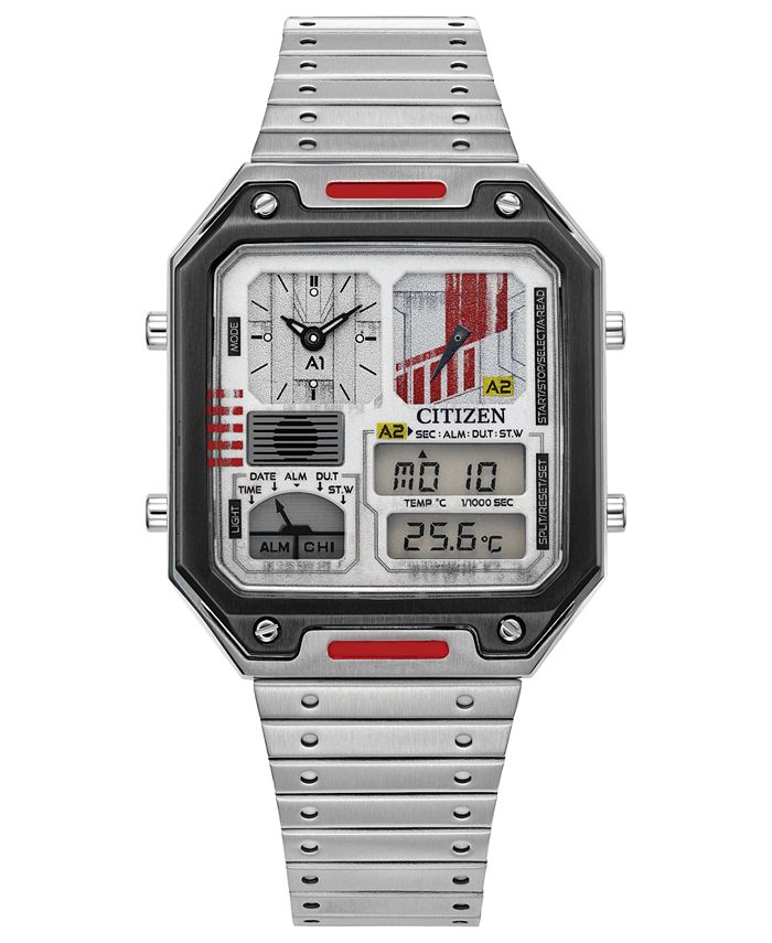 Citizen Men's Star Wars Rebel Pilot Ana-Digi Stainless Steel Bracelet ...