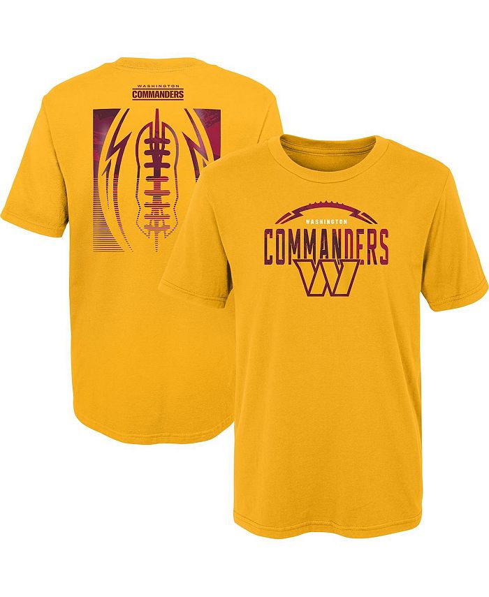 Outerstuff Preschool Boys and Girls Gold Washington Commanders Blitz ...