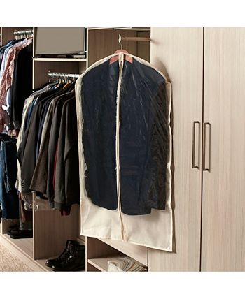 Household Essentials Suit Protector, Natural - Macy's