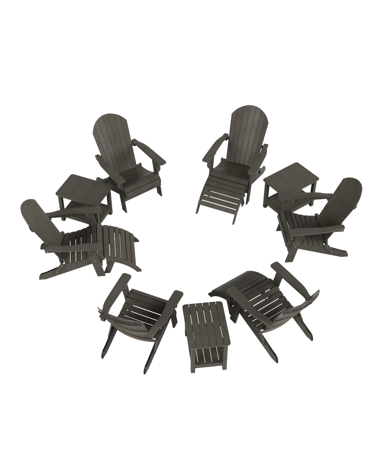 Click here for WestinTrends 12-Piece Outdoor Adirondack Chair wit... prices