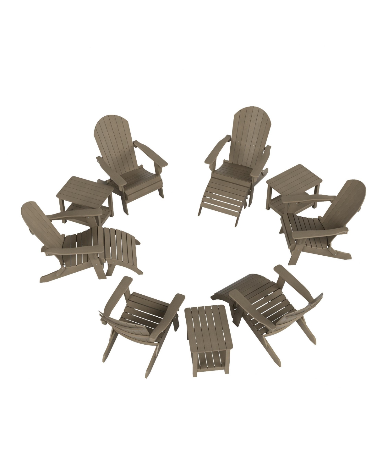 Click here for WestinTrends 12-Piece Outdoor Adirondack Chair wit... prices