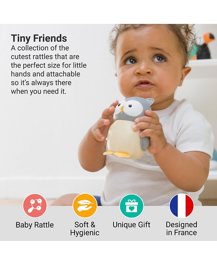Little Big Friends Colette The Tiny Owl Rattle - Macy's