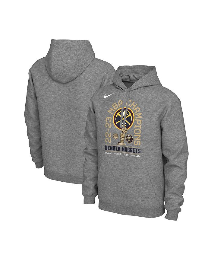 Nike Men's Heather Gray Denver Nuggets 2023 NBA Finals Champions Locker ...