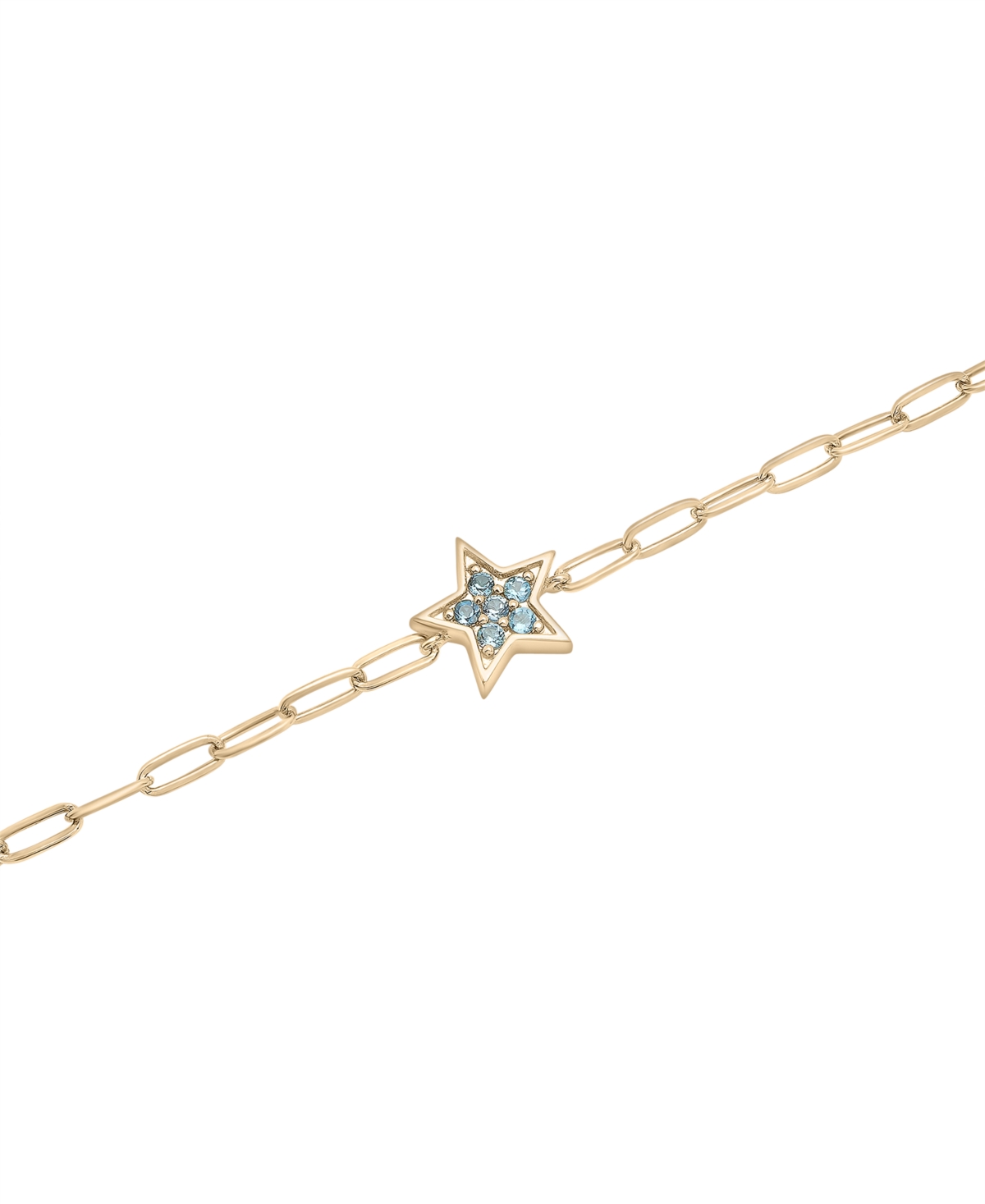 Click here for London Blue Topaz Star Cluster Ankle Bracelet (1/5... prices