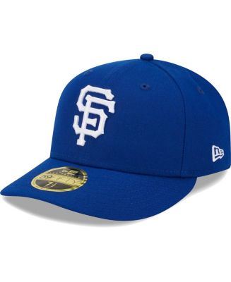 Men's New Era Royal San Francisco Giants White Logo Low Profile 59FIFTY ...