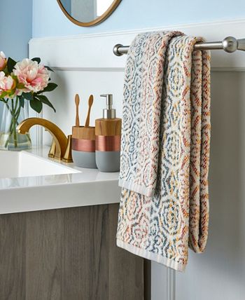 SKL Home Rhapsody Spice Cotton Bath Towel, 50" x 27" - Macy's