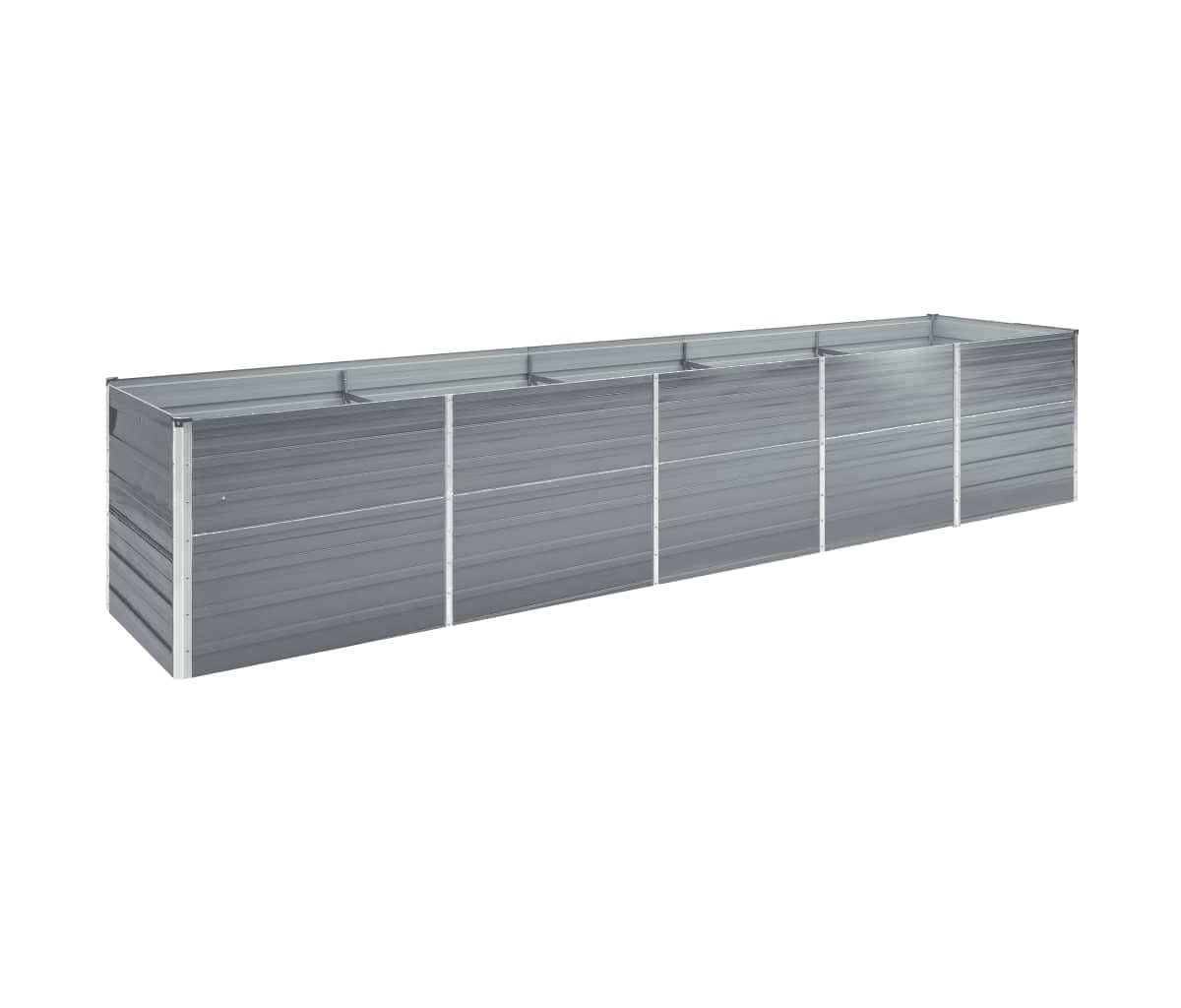 Click here for Garden Raised Bed Galvanized Steel 157.5x31.5x17.7... prices