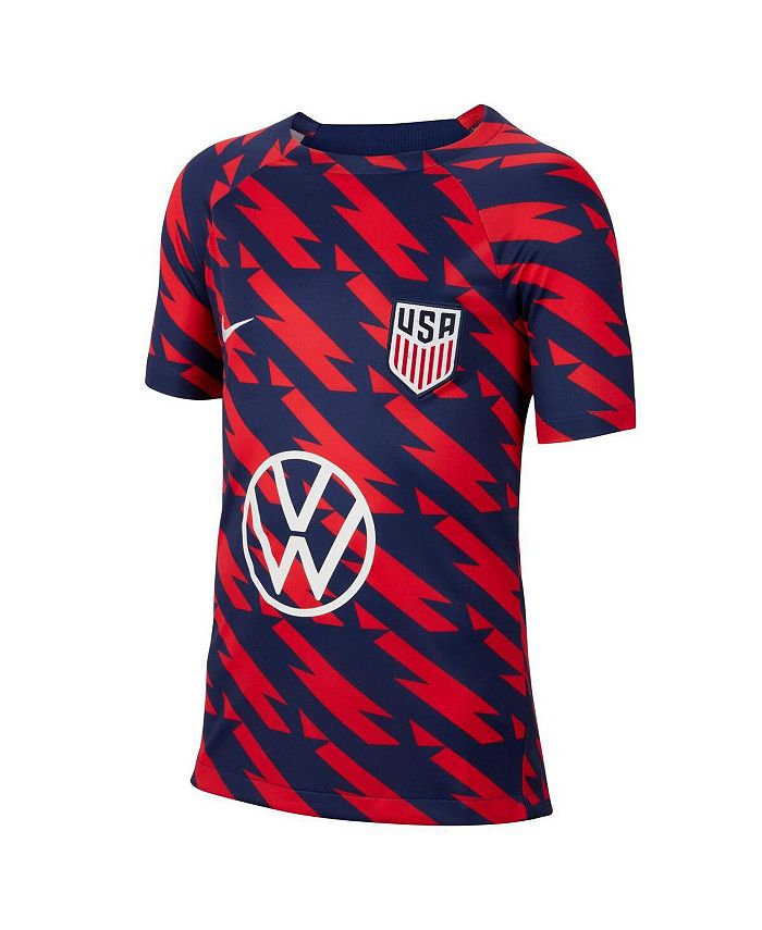 Nike Big Boys Red USMNT Academy Pro Pre-Match Top - Macy's