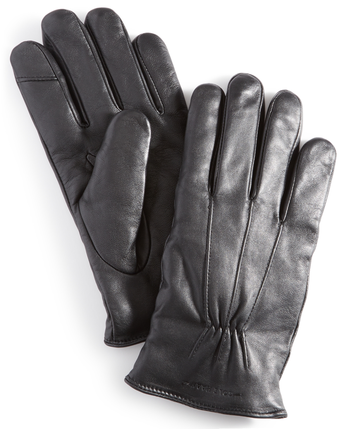 Click here for Cole Haan Mens Leather Gloves - Black prices