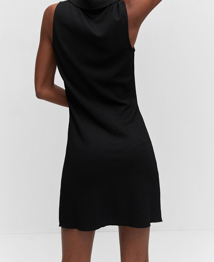 MANGO Women's Polo Neck Dress - Macy's