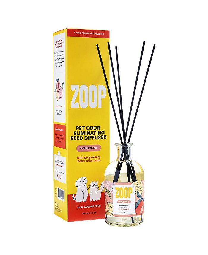 Zoop Pet Odor Eliminating Non-Toxic Scented Reed Diffuser - For Dog ...