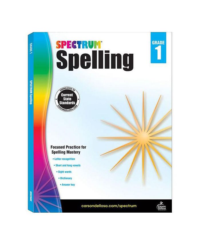 Barnes & Noble Spectrum Spelling, Grade 1 by Spectrum Compiler - Macy's