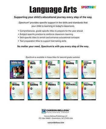 Barnes & Noble Spectrum Language Arts, Grade 2 by Spectrum Compiler ...