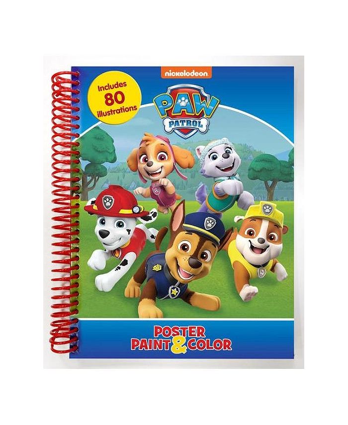 Barnes & Noble PAW PATROL POSTER PAINT COLOR by Phidal - Macy's