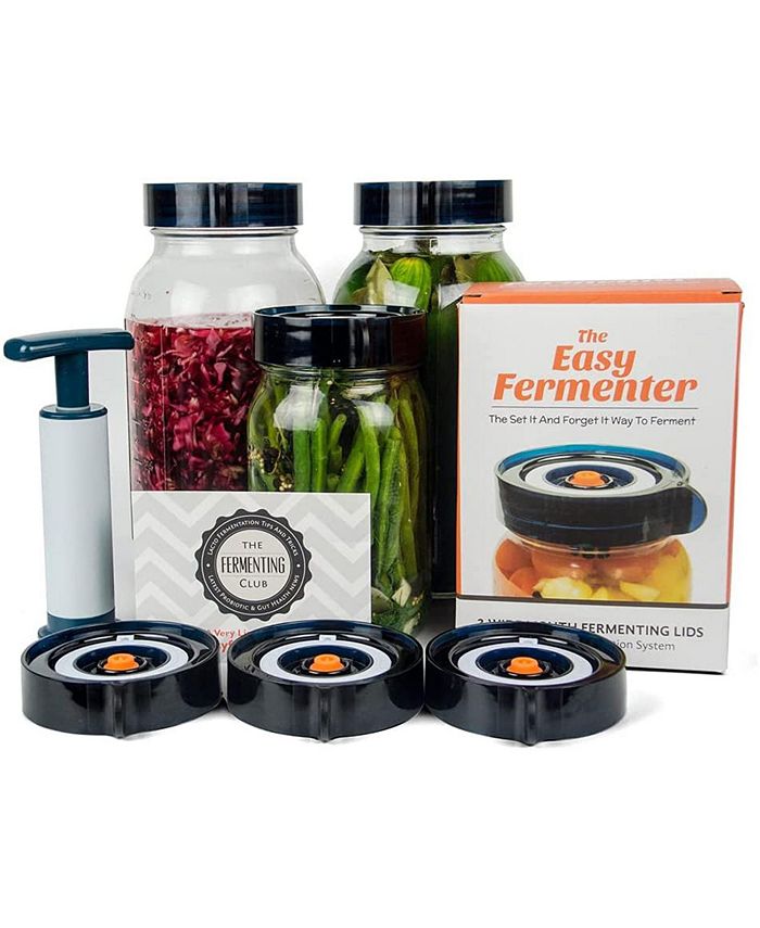 Nourished Essentials The Easy Fermenter - Airlock Fermentation Lids for ...