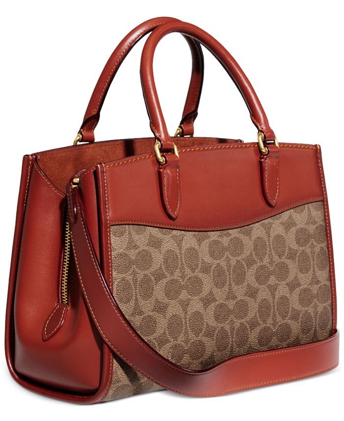COACH Brooke Carryall 28 in Signature Canvas Crossbody Bag - Macy's
