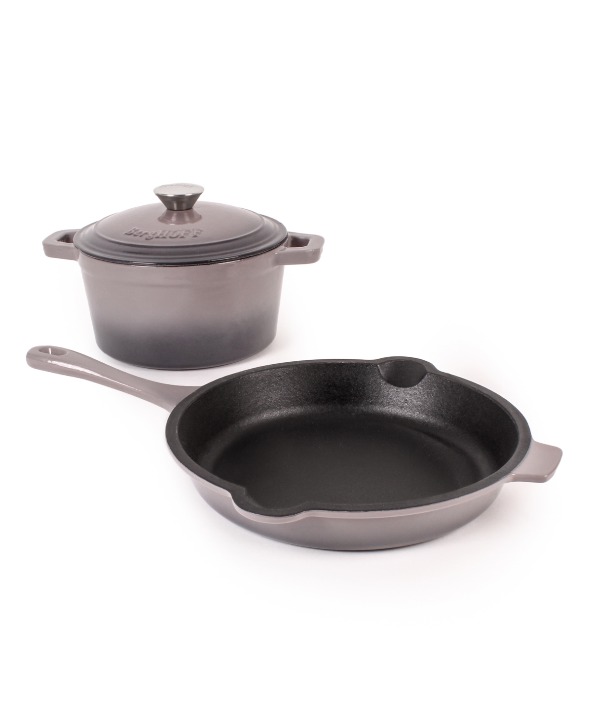 Click here for BergHOFF Neo 3pc Cast Iron Cookware Set  Fry Pan &... prices