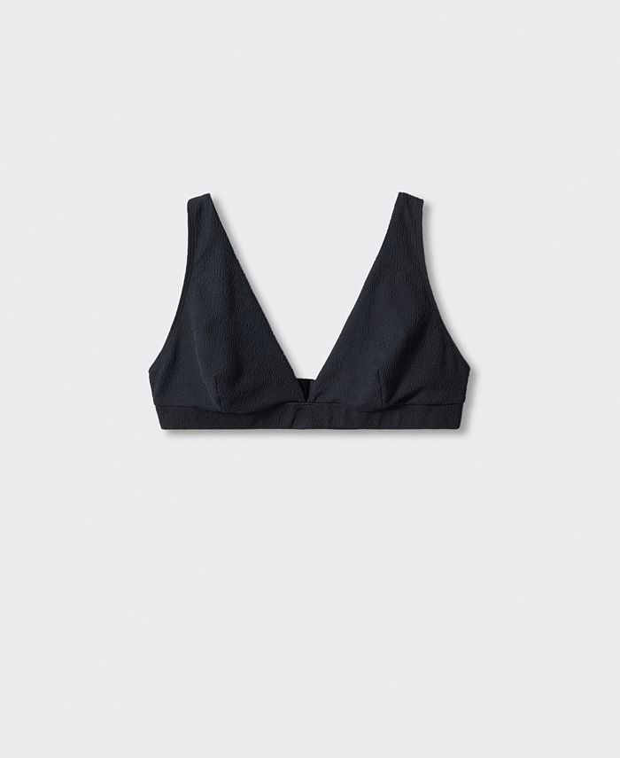 MANGO Women's Triangle Bikini Top - Macy's