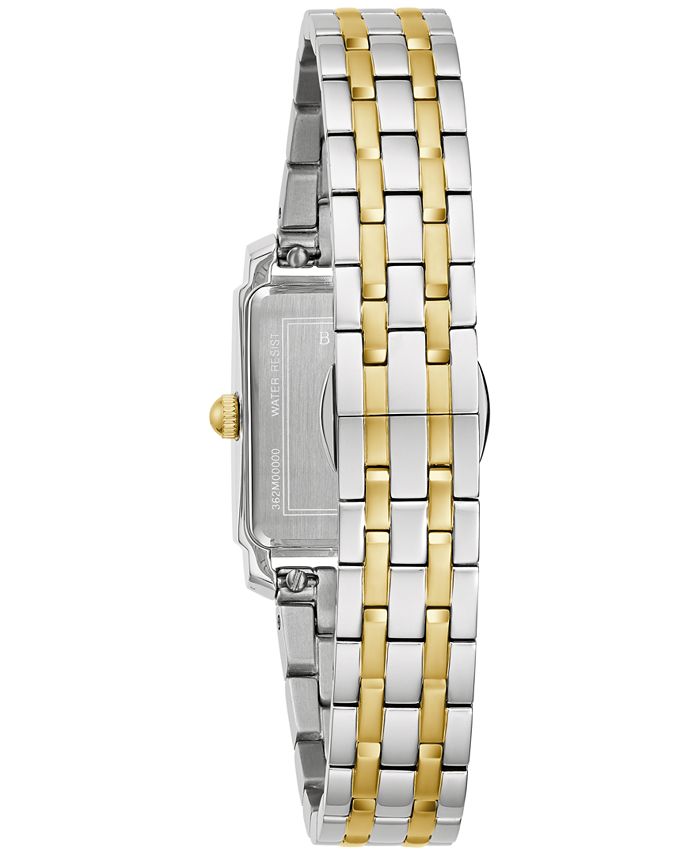 Bulova Women's Classic Sutton Two-Tone Stainless Steel Bracelet Watch ...