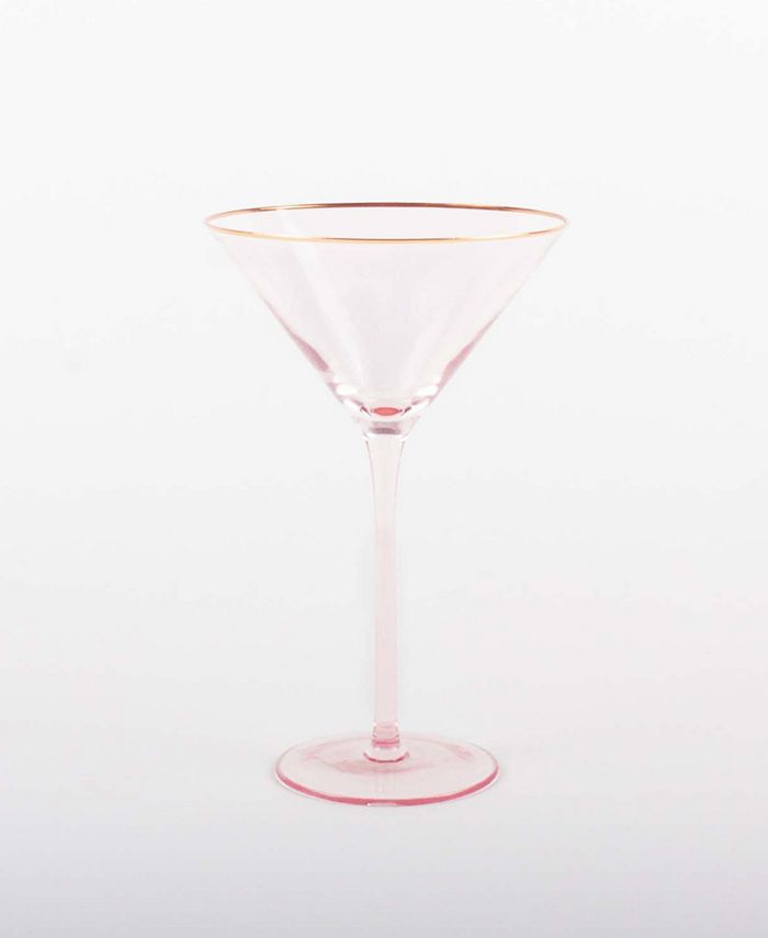 8 Oak Lane Glass Stemmed Martini Glasses, Set of 4 - Macy's