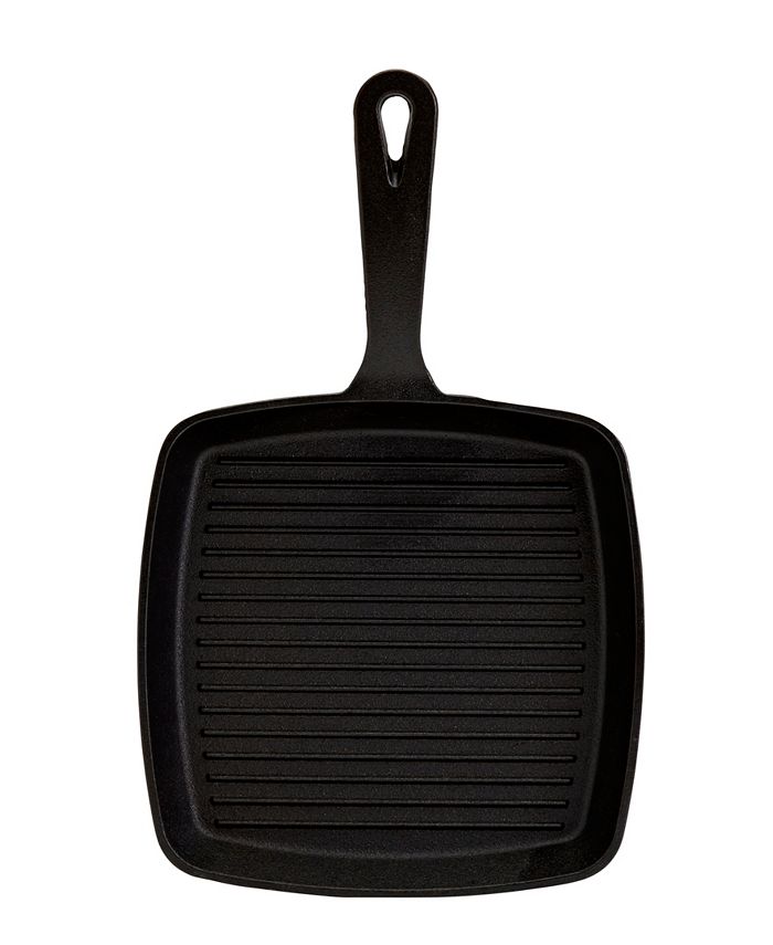 Smith and Clark Cast Iron 8" Square Grill Pan - Macy's