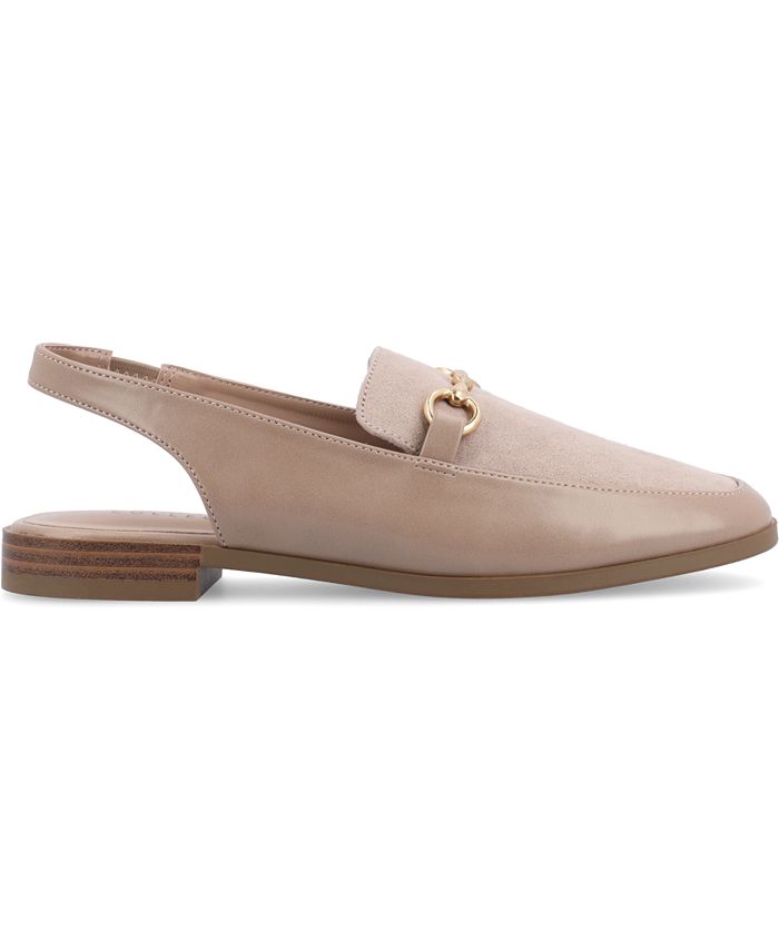 Journee Collection Women's Lainey Bit Sling Back Loafers - Macy's