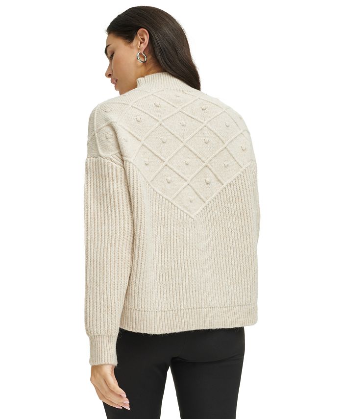 Calvin Klein Women's Popcorn Stitch Sweter - Macy's