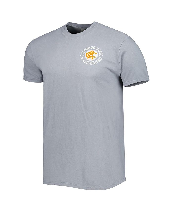 Image One Men's Gray Colorado State Rams Pennant Comfort Color T-shirt ...