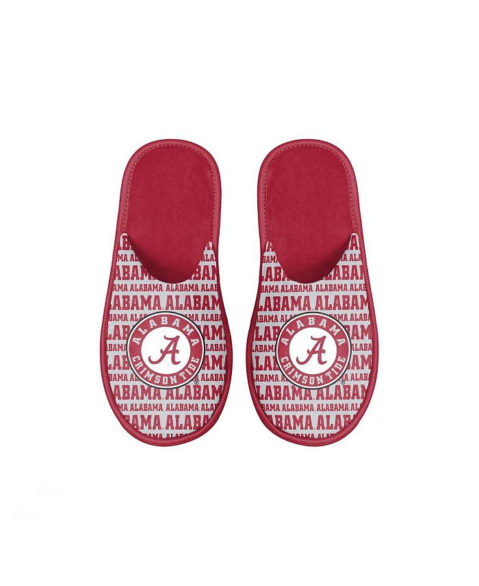 FOCO Big Boys and Girls Alabama Crimson Tide Scuff Wordmark Slide ...