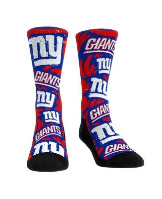 Men's and Women's Rock 'Em Socks New York Giants Allover Logo and Paint ...