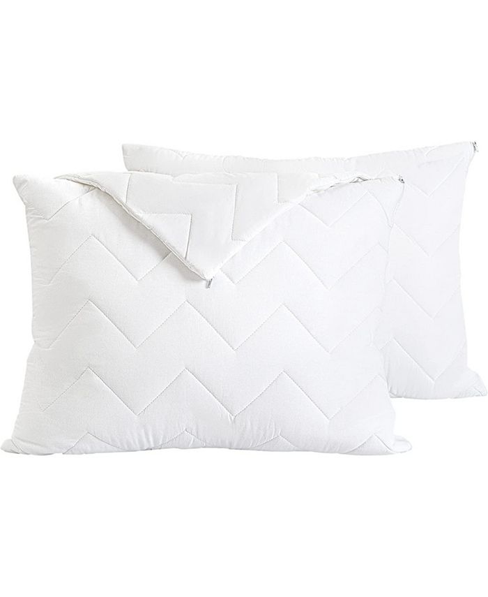 Waterguard Quilted Waterproof and Hypoallergenic Pillow Covers - King ...