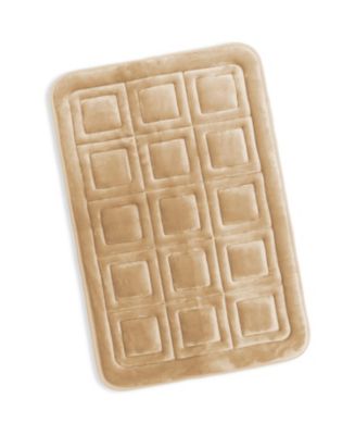 Ultra Soft Non-Slip Plush Memory Foam Bath Rug - Large 20"x32" - Waffle ...