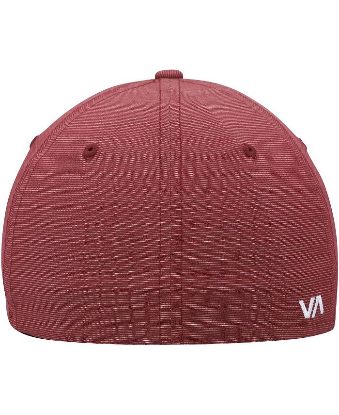 RVCA Men's Burgundy Shane Flex Hat - Macy's