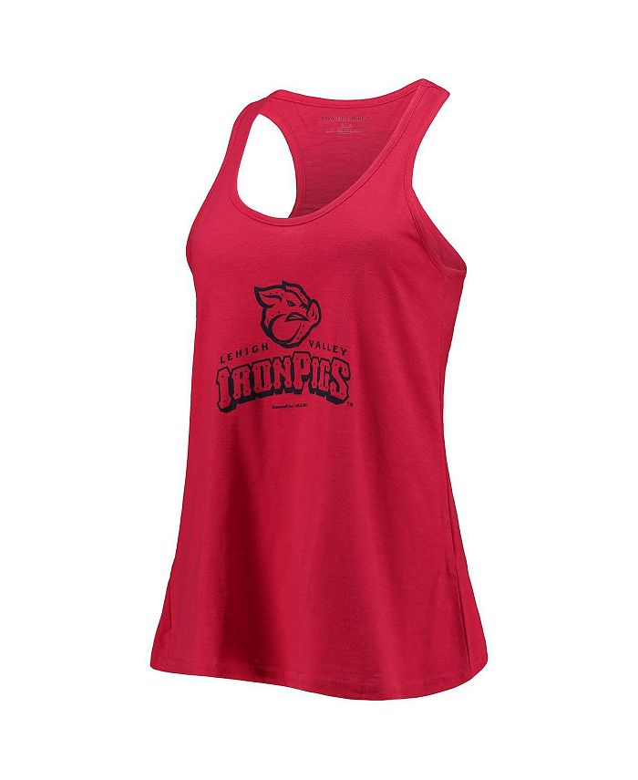 Boxercraft Women's Red Lehigh Valley IronPigs Charm Scoop Neck ...