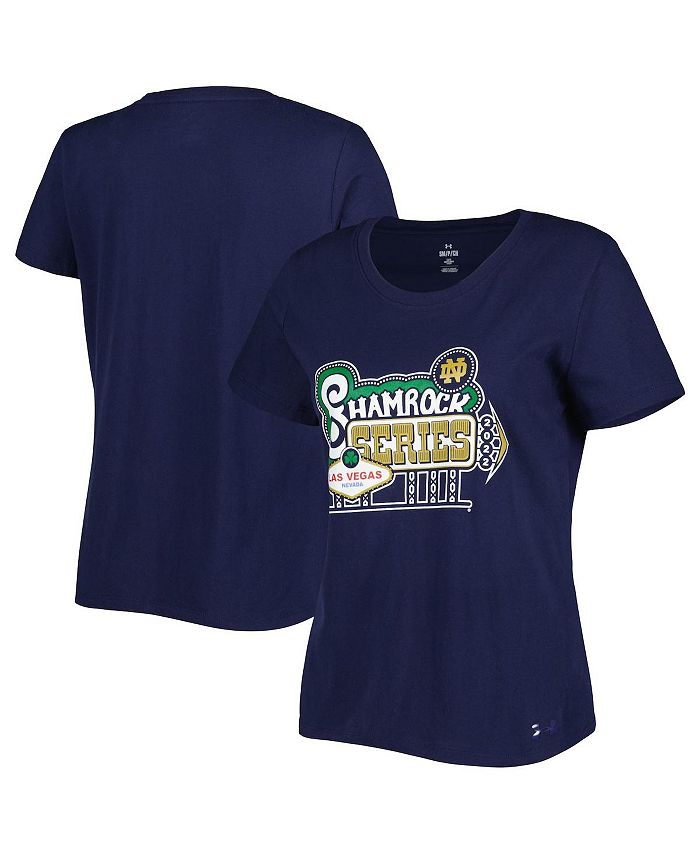 Under Armour Womens Navy Notre Dame Fighting Irish 2022 Shamrock