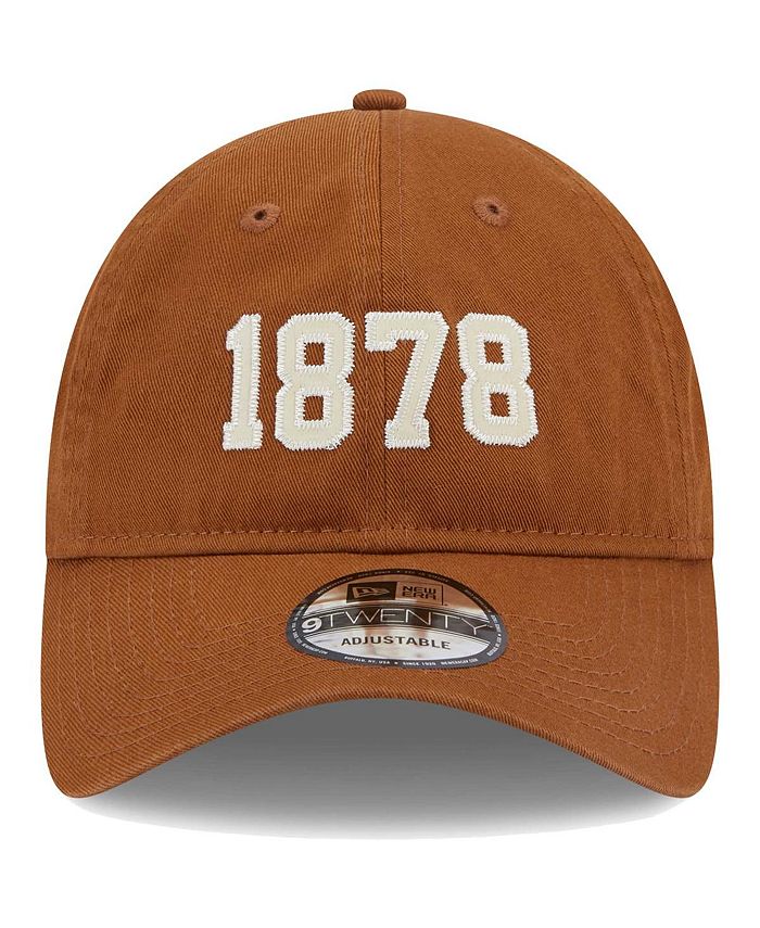 New Era Men's Tan Manchester United Collegiate 9TWENTY Adjustable Hat ...