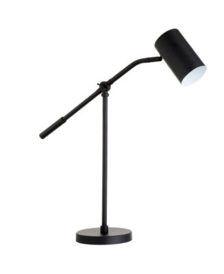 Hudson & Canal Willis 24" Metal Shade Tall Boom Arm Table Lamp - Macy's